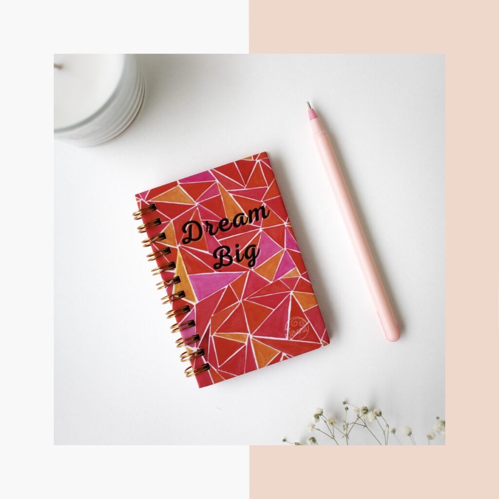 Over the moon Pocket A7 Spiral Notebook – Jirana World
